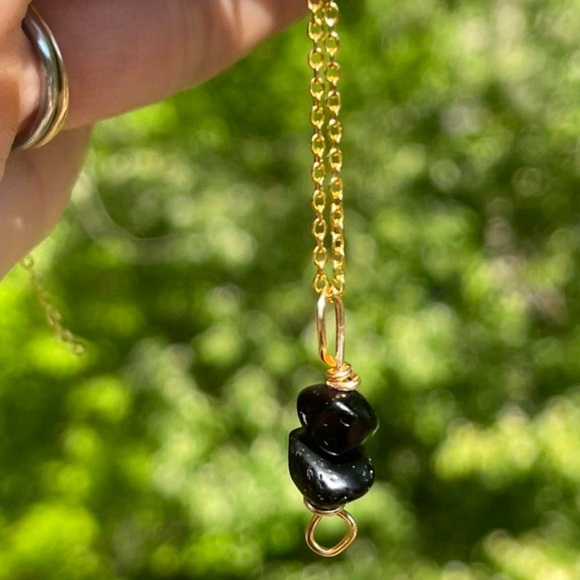 Jewelry | Obsidian Crystal Necklace | Poshmark